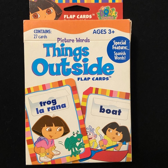 Games | Dora The Explorer Flash Cards | Poshmark